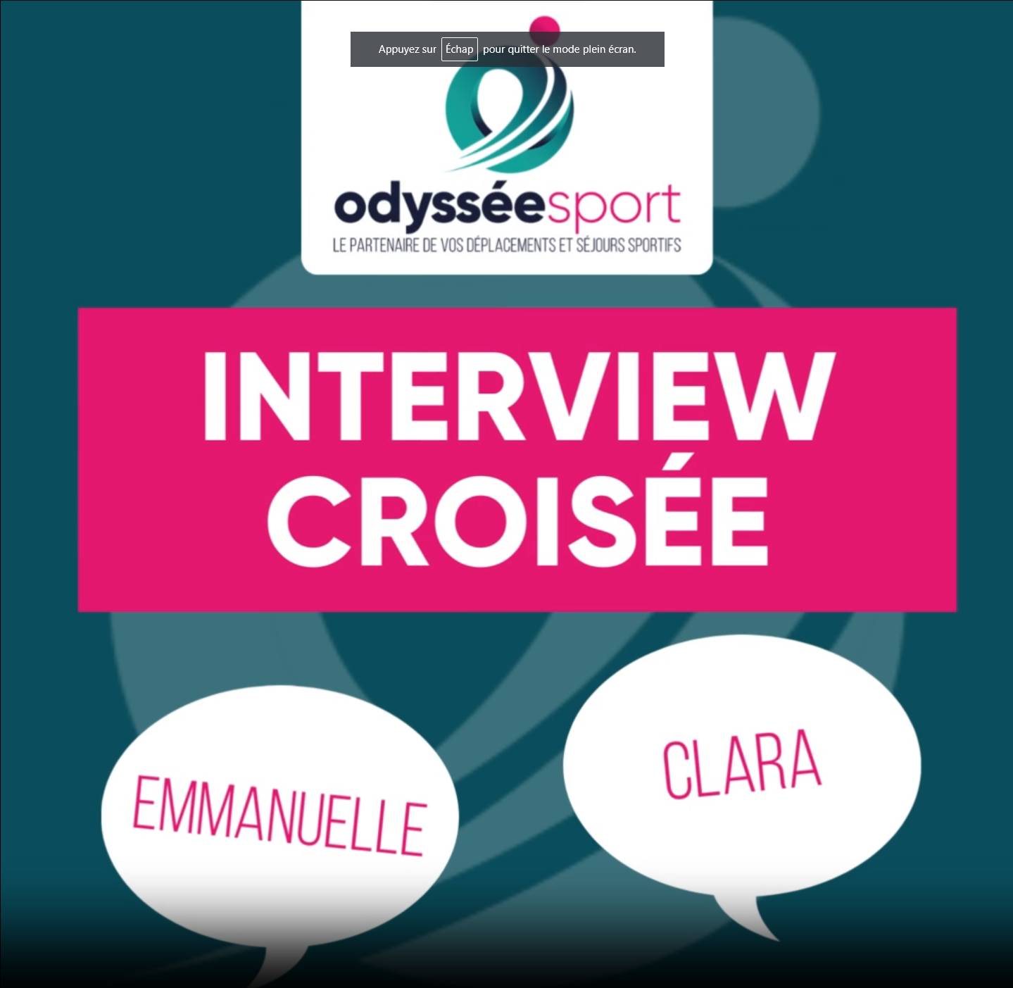 Interview croisée entre Emmanuelle et Clara